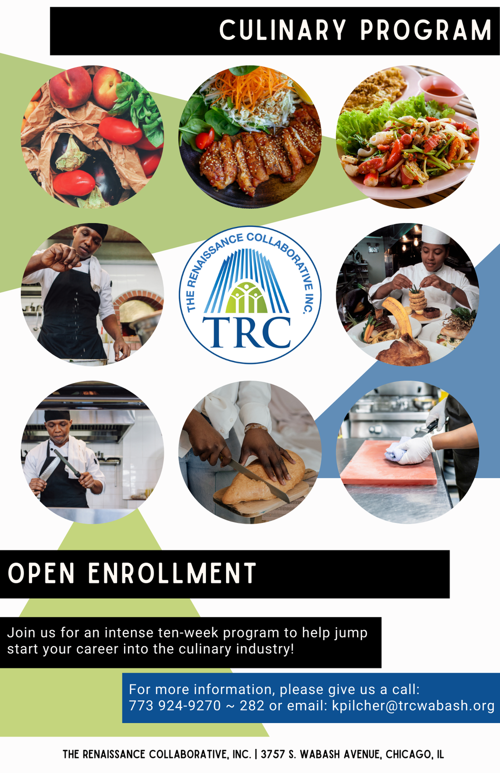 New Culinary Training Program — The Renaissance Collaborative, Inc.