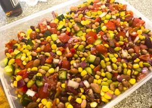 Dehydrated Cold-Soak Bean Salad — Slower Hiking