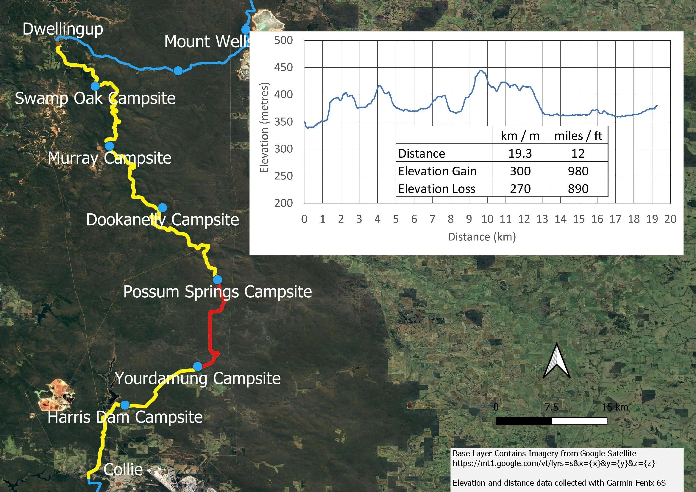 Day 23: Possum Springs to Yourdamung — Slower Hiking