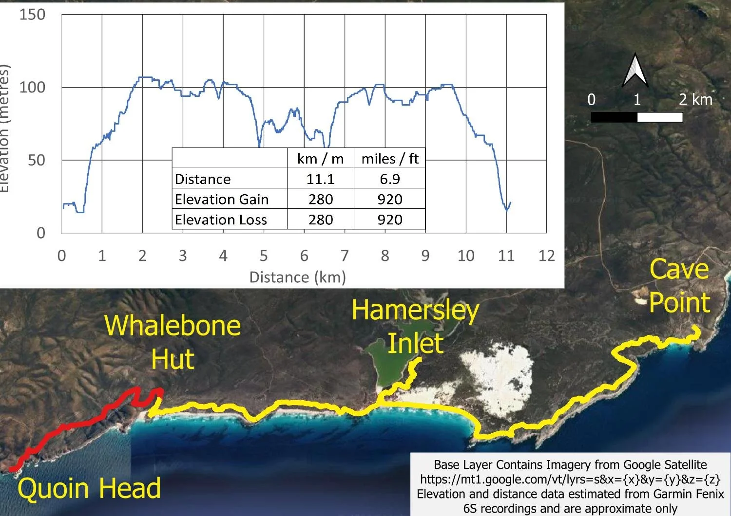 Hakea Trail - Whalebone Beach Hut to Quoin Head — Slower Hiking