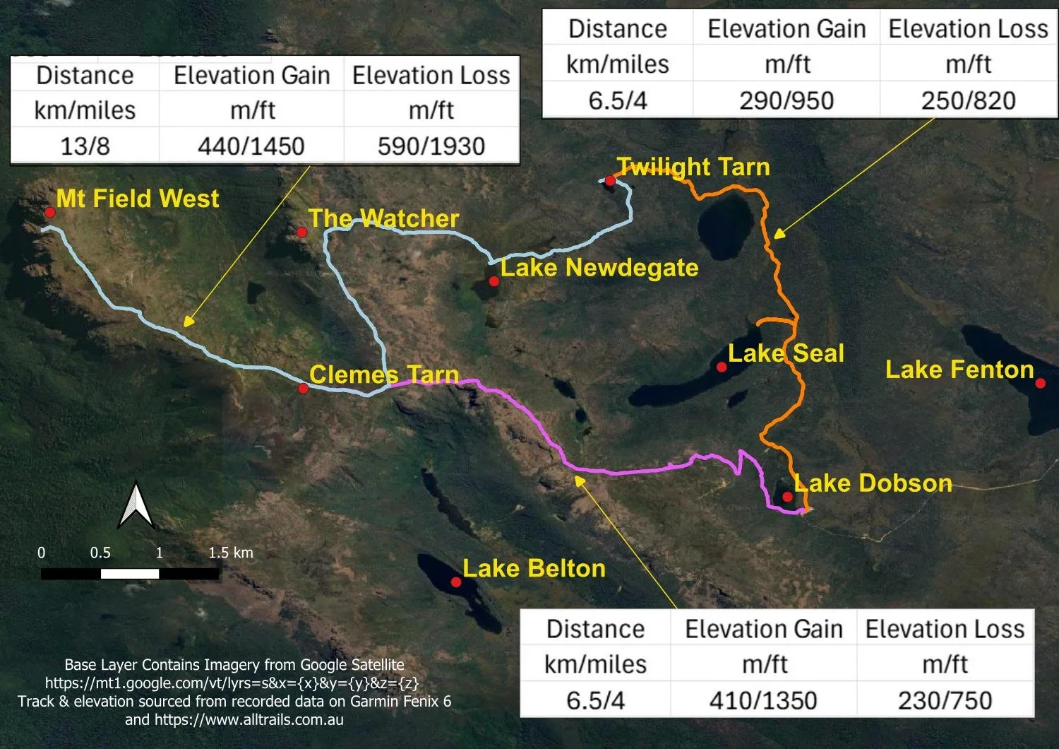 Mt Field West Circuit Day 2 — Slower Hiking