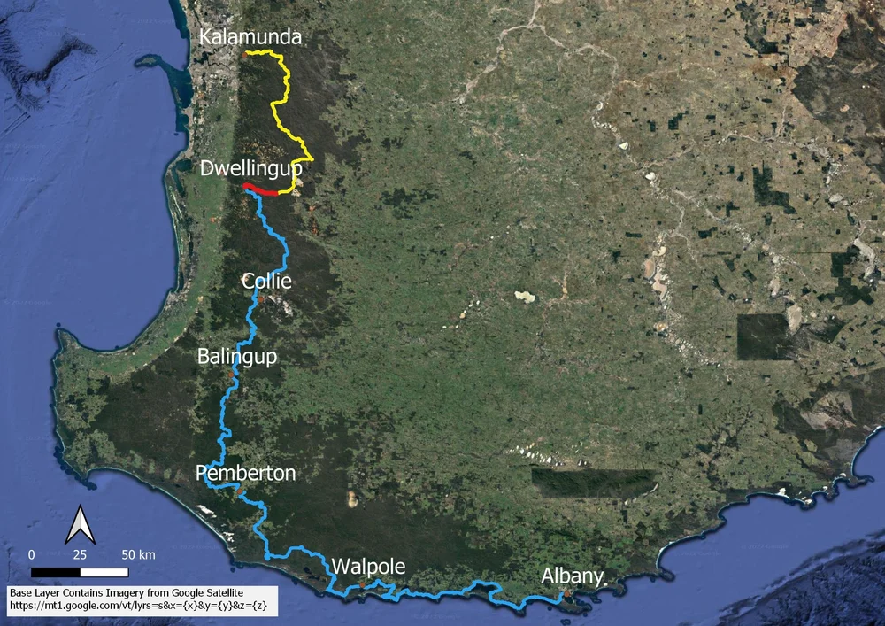 Day 17: Chadoora to Dwellingup and Day 18 Rest Day in Dwellingup ...
