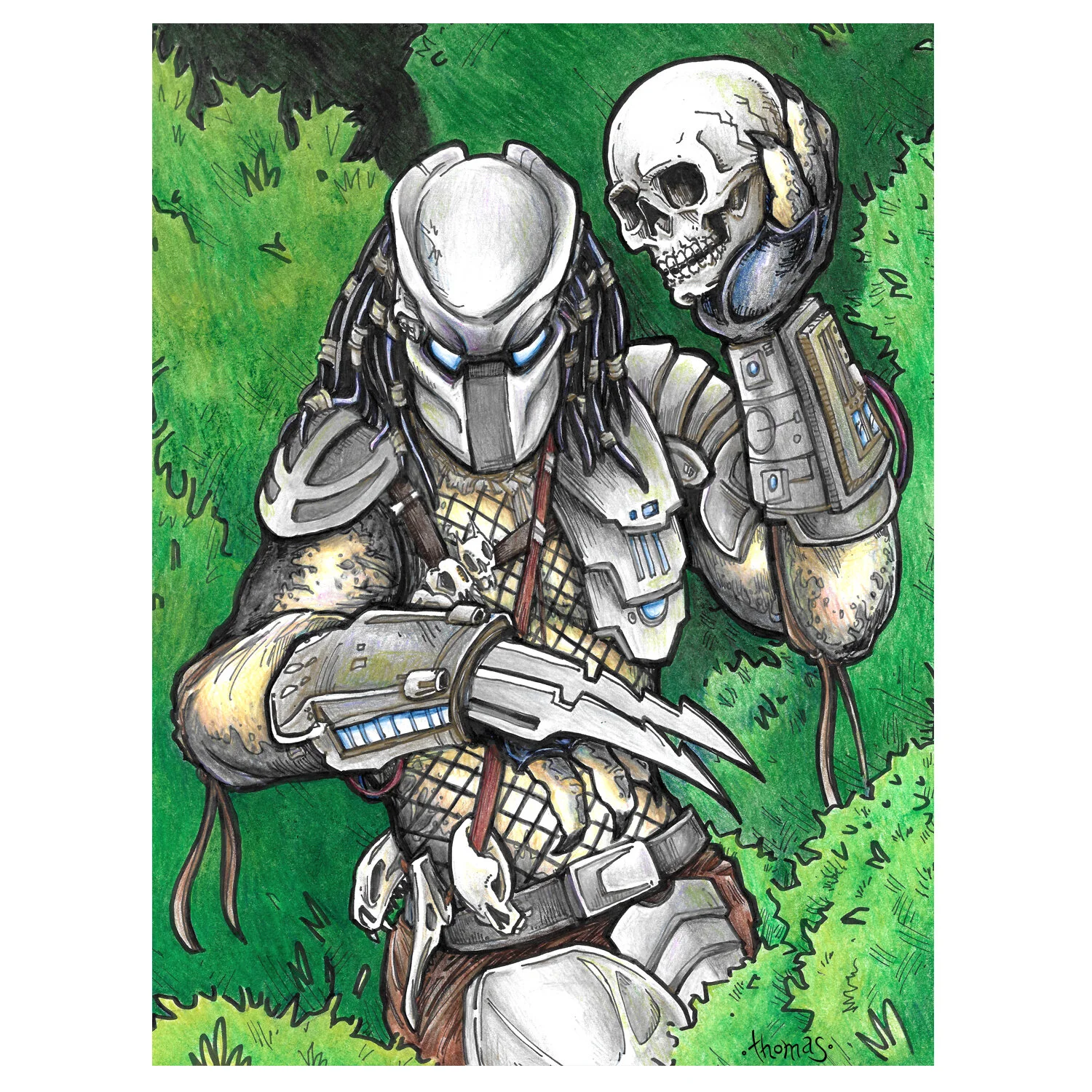 Predator - Original Art — Spectral Void Comics & More