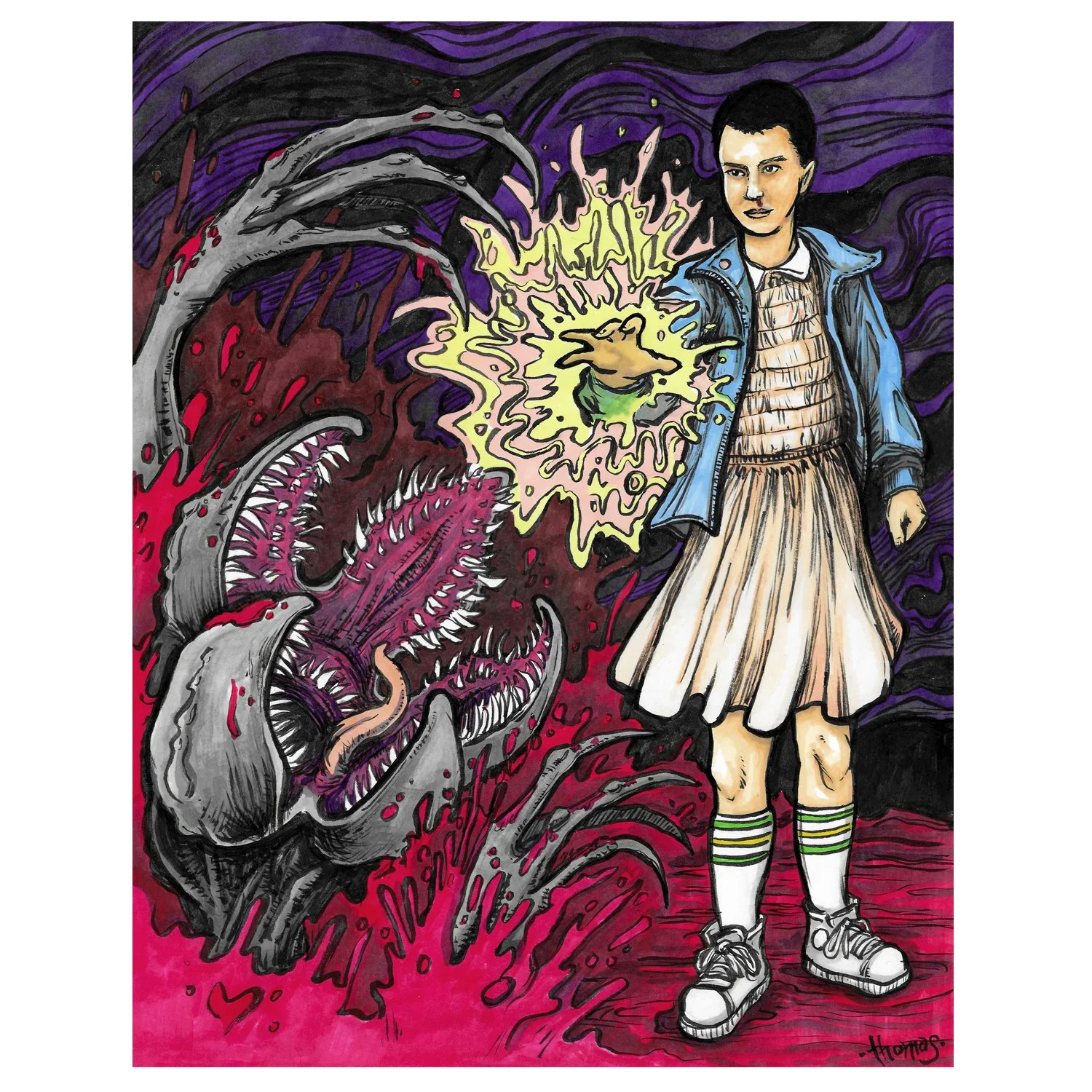 Headless Horseman - Original Art — Spectral Void Comics & More