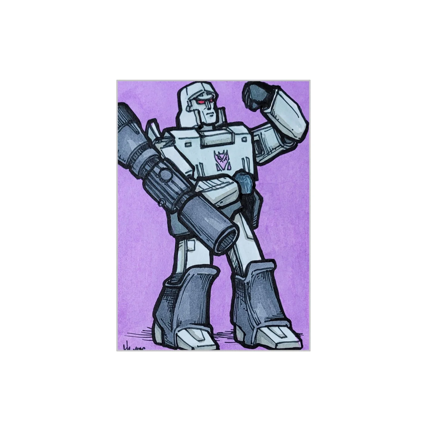 Megatron (Transformers) - Original Art Sketchcard — Spectral Void ...