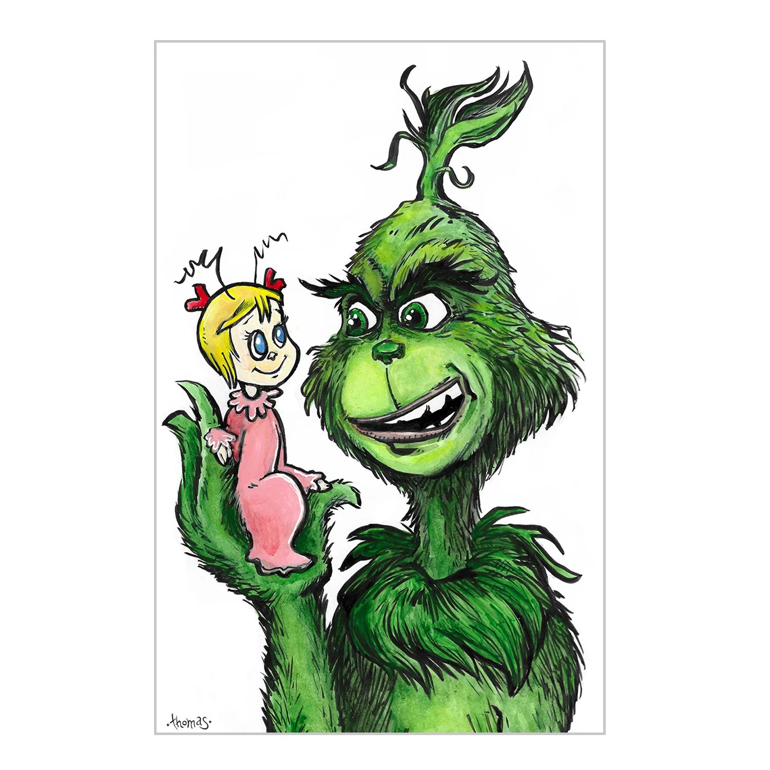 Grinch - Original Art — Spectral Void Comics & More