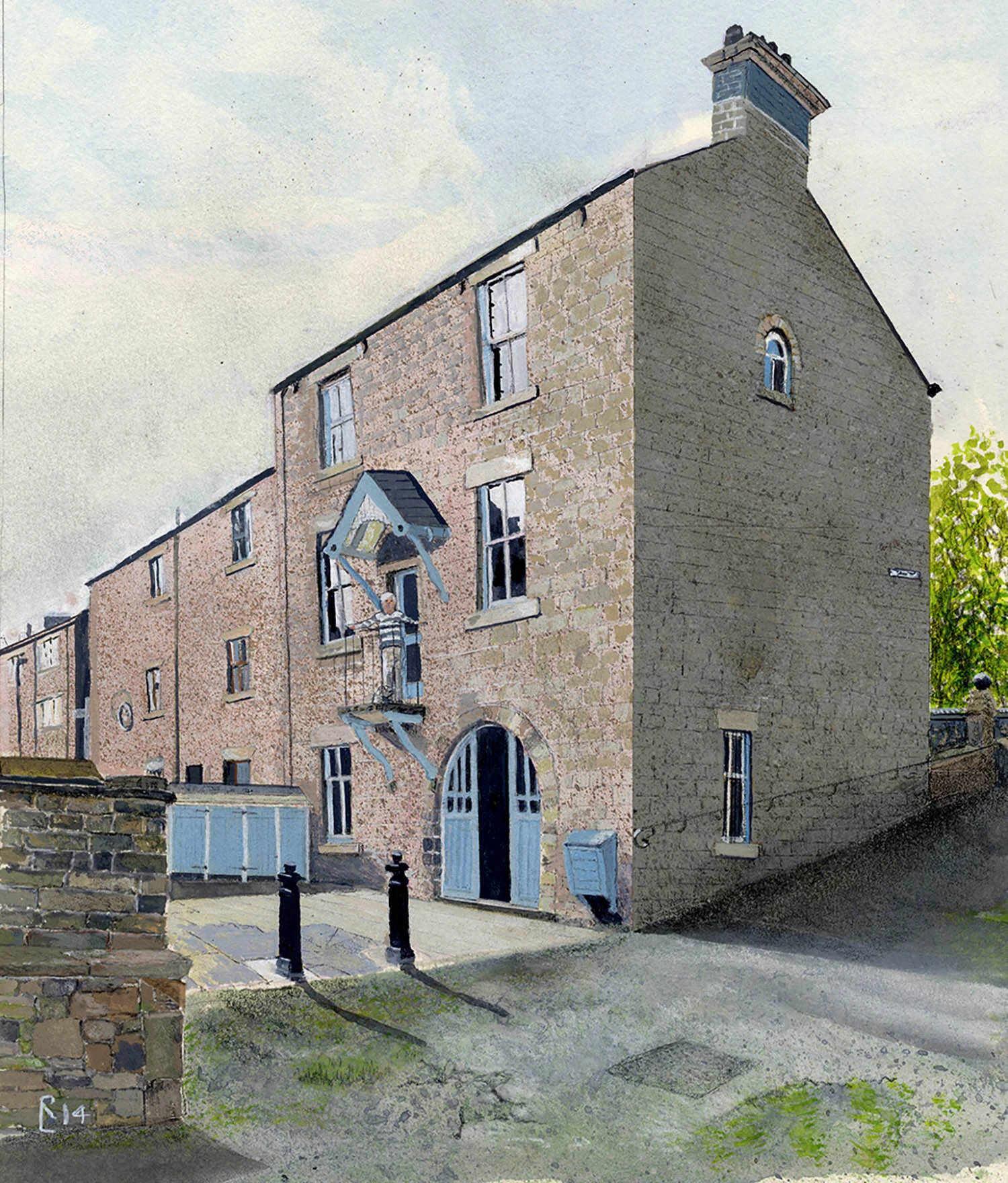 Bog House, Lower Mossley. Robert Lees Art. — Robert Lees Art