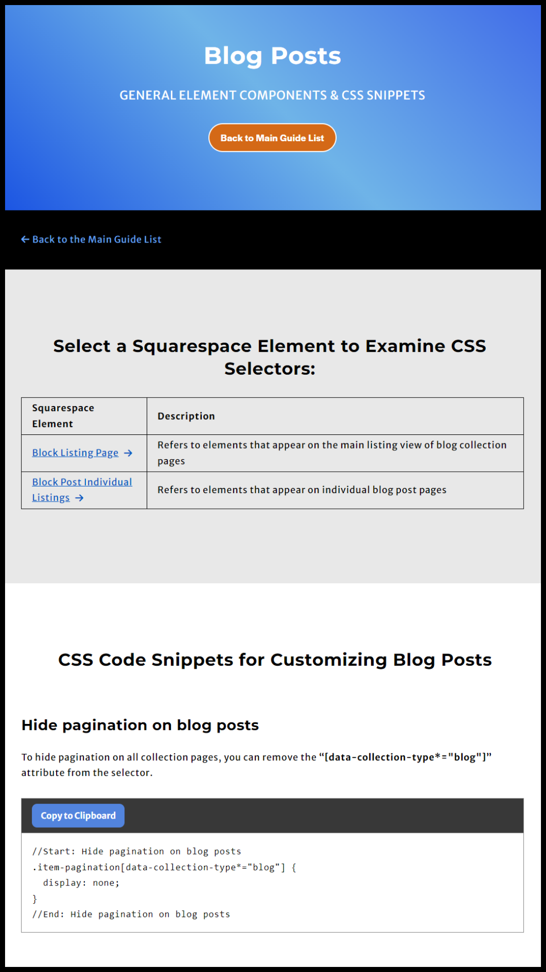 Squarespace 7.1 CSS Selector Cheat Sheet & Guide — Launch Hub Studio