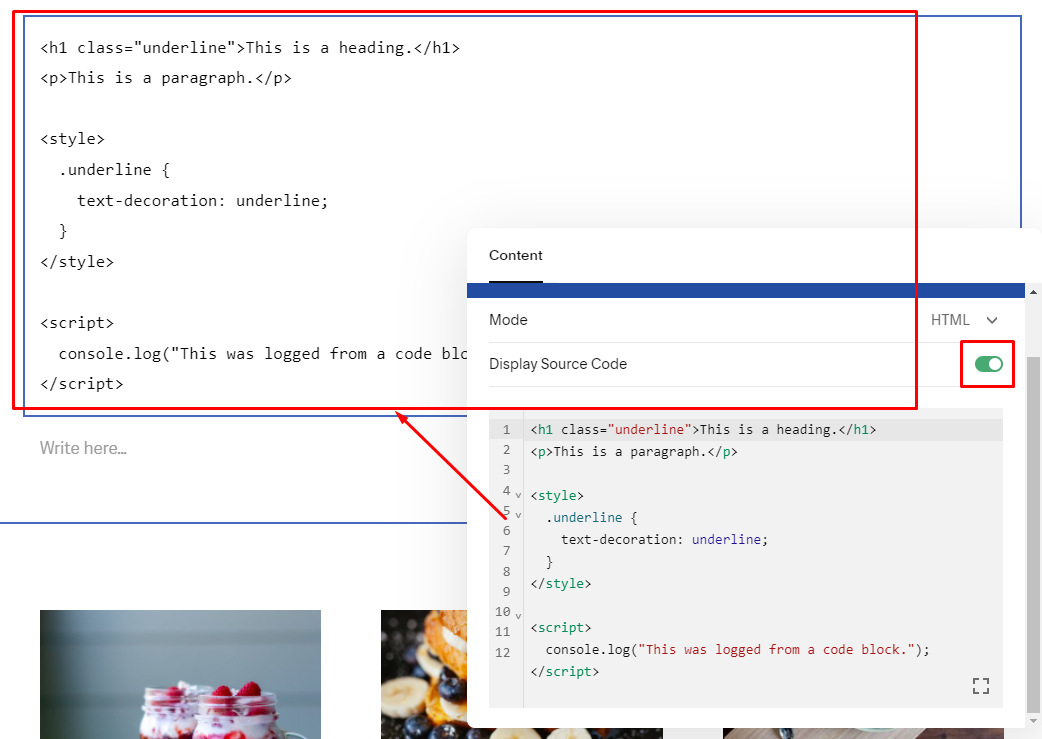 3 Ways to Use Code Blocks in Squarespace 7.1 (with Examples) — Launch ...