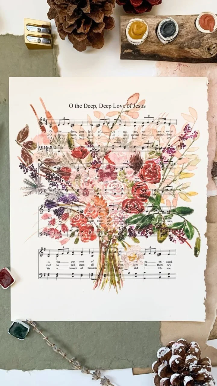 "Turn Your Eyes Upon Jesus" Fine Art Print — Patsy Shaw