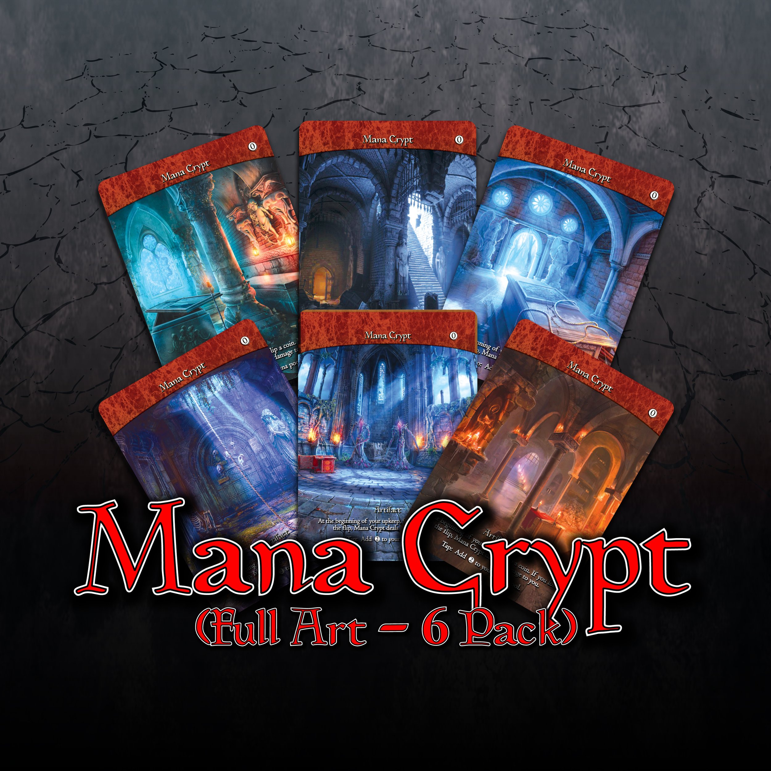 MANA CRYPT 6-PACK VARIANT (Full Art) — Magical Creations Site