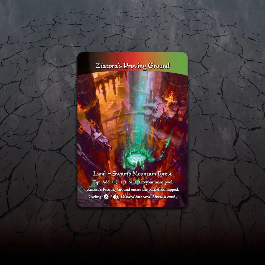 TRIOME LANDS - Set of 10 (Full Art) — Magical Creations Site