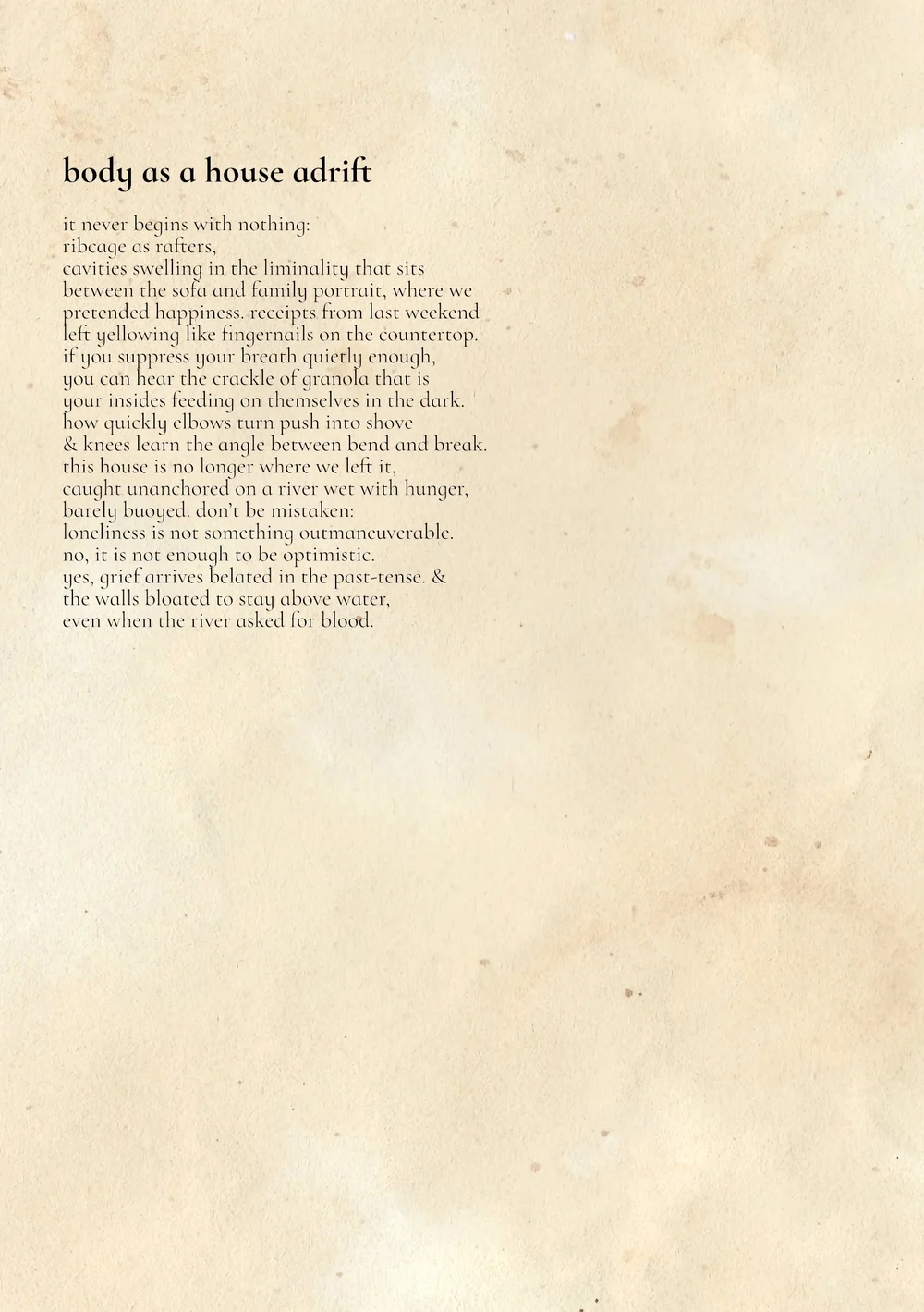 Vanessa Chen — Corporeal