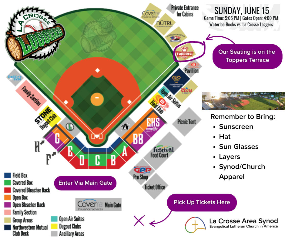 Synod Night Out at the Loggers Game — La Crosse Area Synod - ELCA