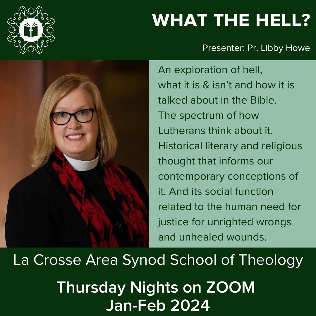 Synod School Of Theology La Crosse Area Synod ELCA Synod School Of Theology La Crosse Area Synod ELCA