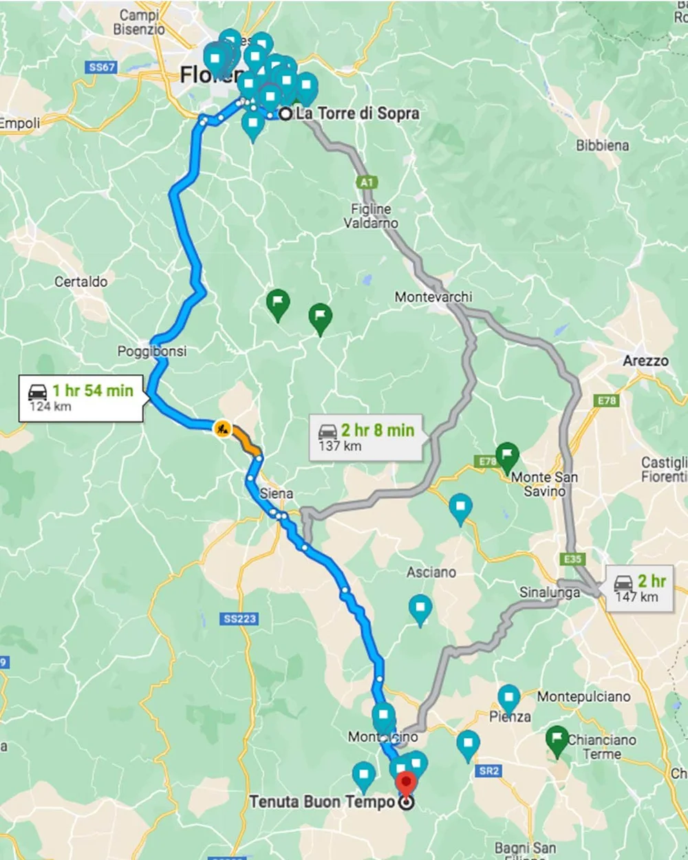 Montalcino Day Trip — Torre di Sopra