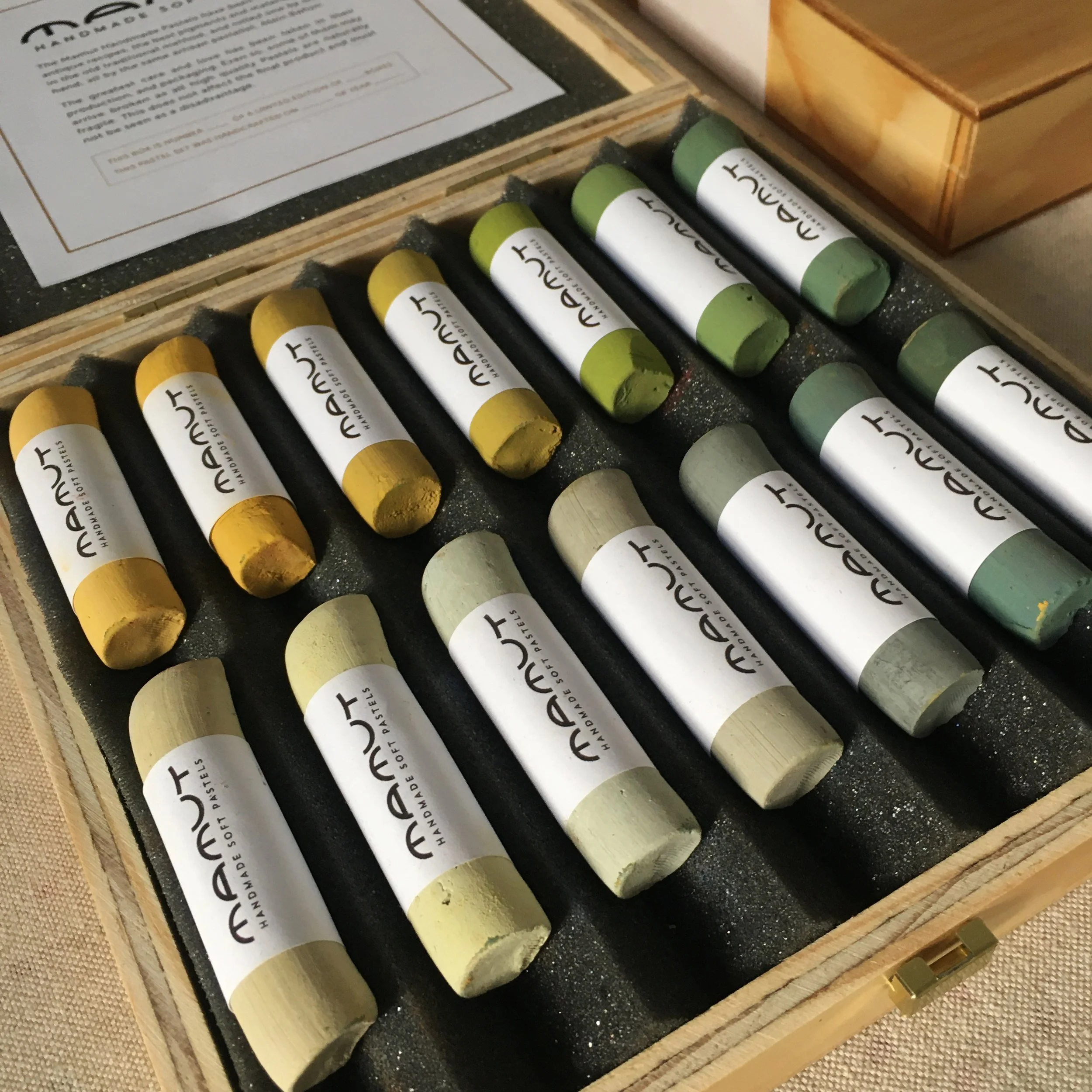 Mamut soft pastel sets, a selection of handmade soft pastels by Mamut ...