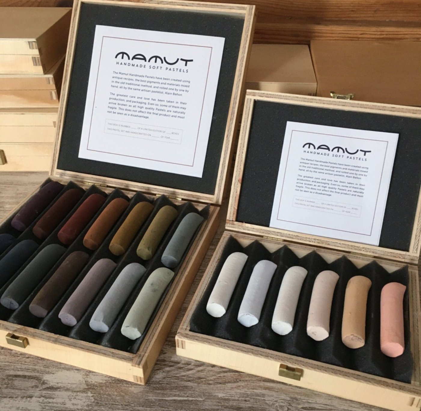 NEW Big Mamut Handmade soft pastel set nº20 — MAMUT Handmade Soft Pastels