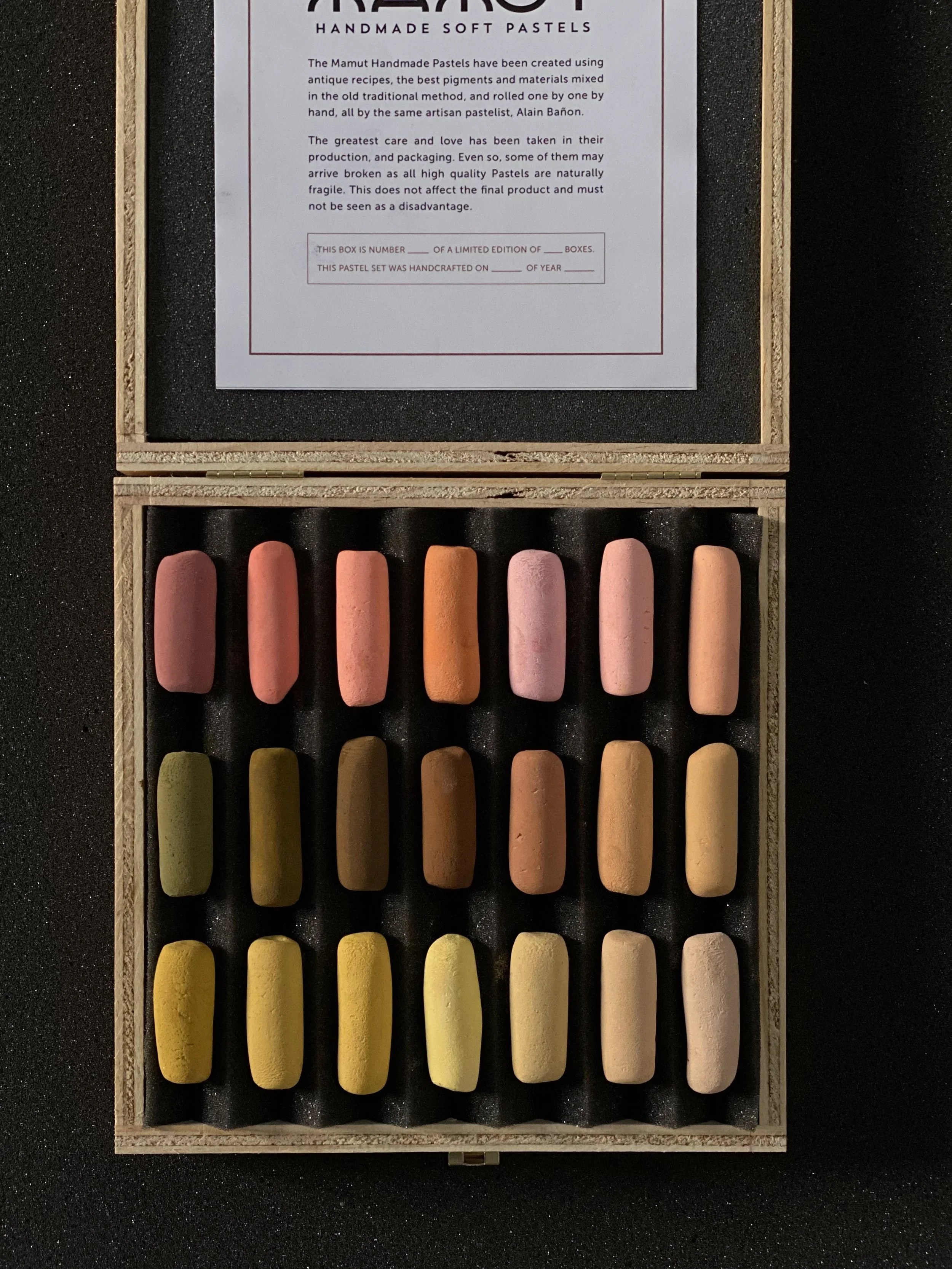 Baby MAMUT Handmade Soft Pastels, Set of 21 — MAMUT Handmade Soft Pastels