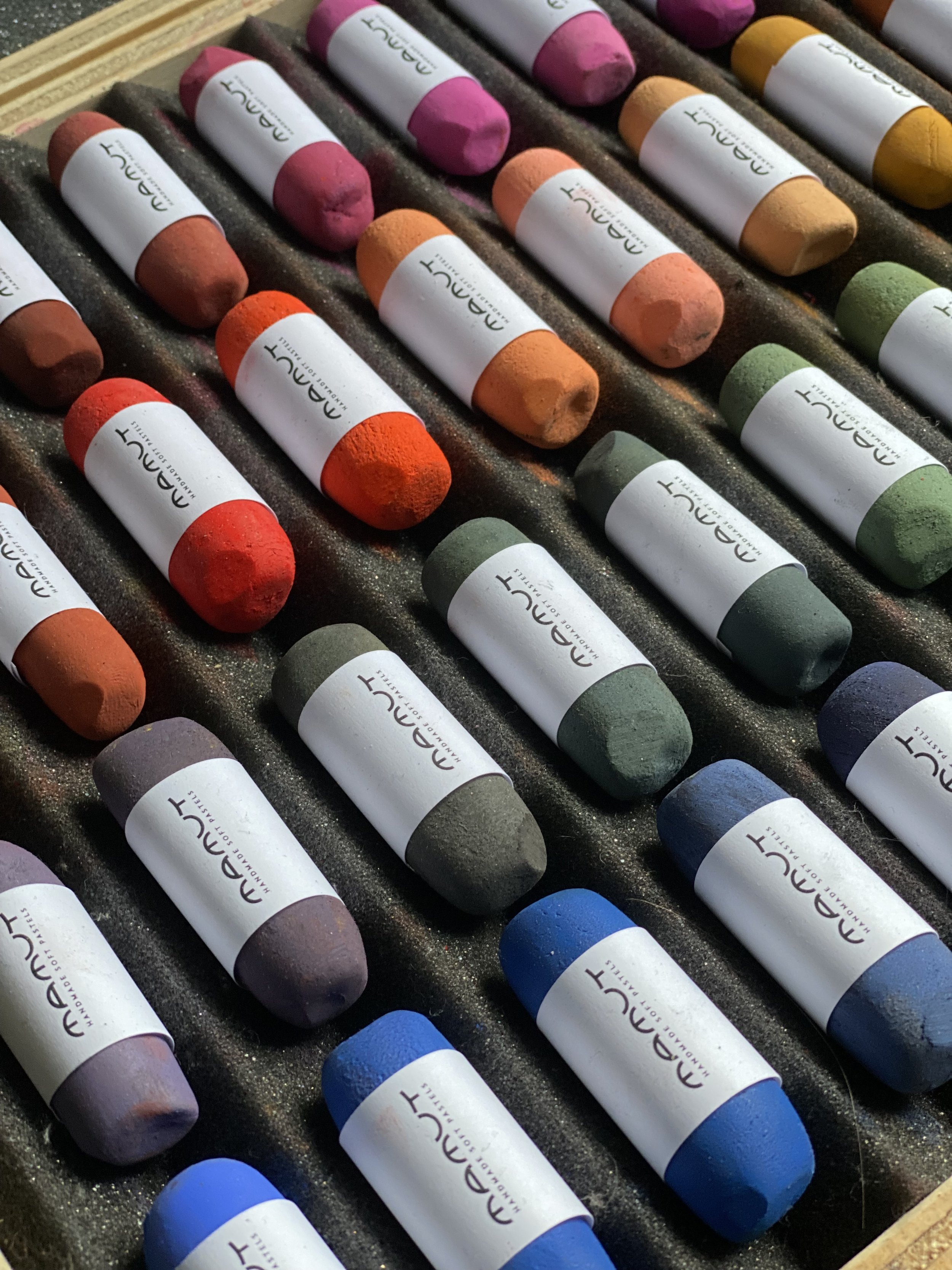 Mamut soft pastel sets, a selection of handmade soft pastels by Mamut ...