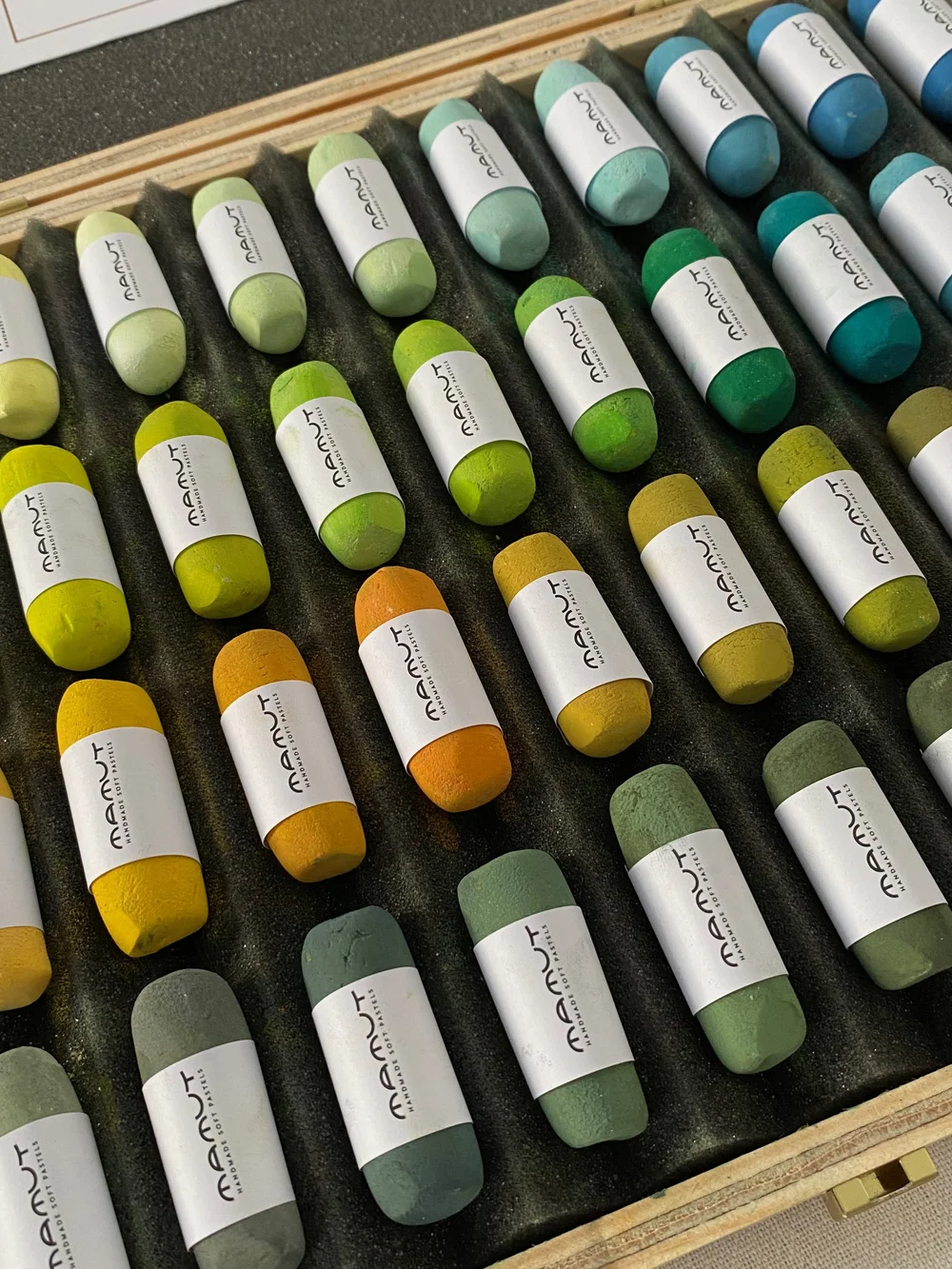 Mamut soft pastel sets, a selection of handmade soft pastels by Mamut ...