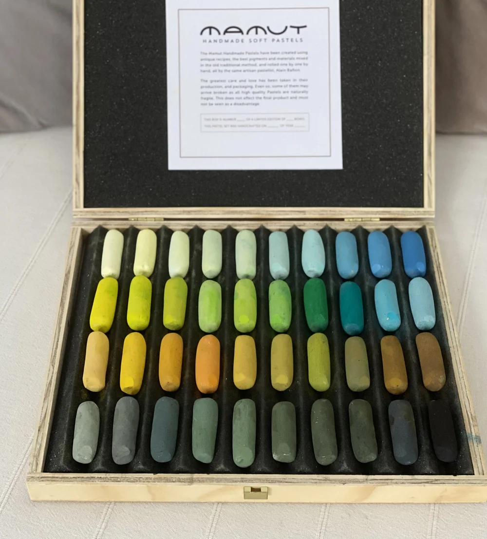 Mamut soft pastel sets, a selection of handmade soft pastels by Mamut ...