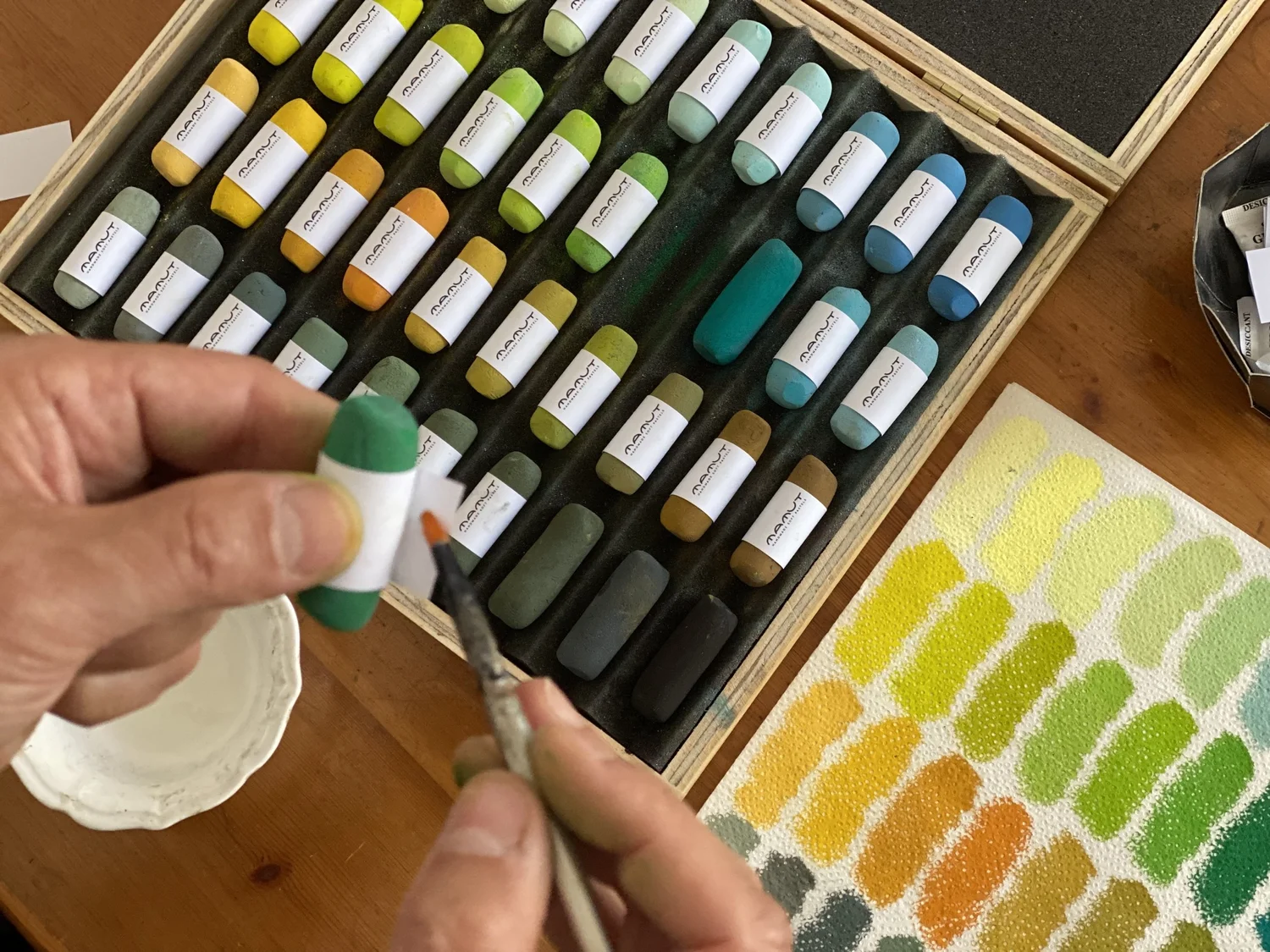 Mamut soft pastel sets, a selection of handmade soft pastels by Mamut ...