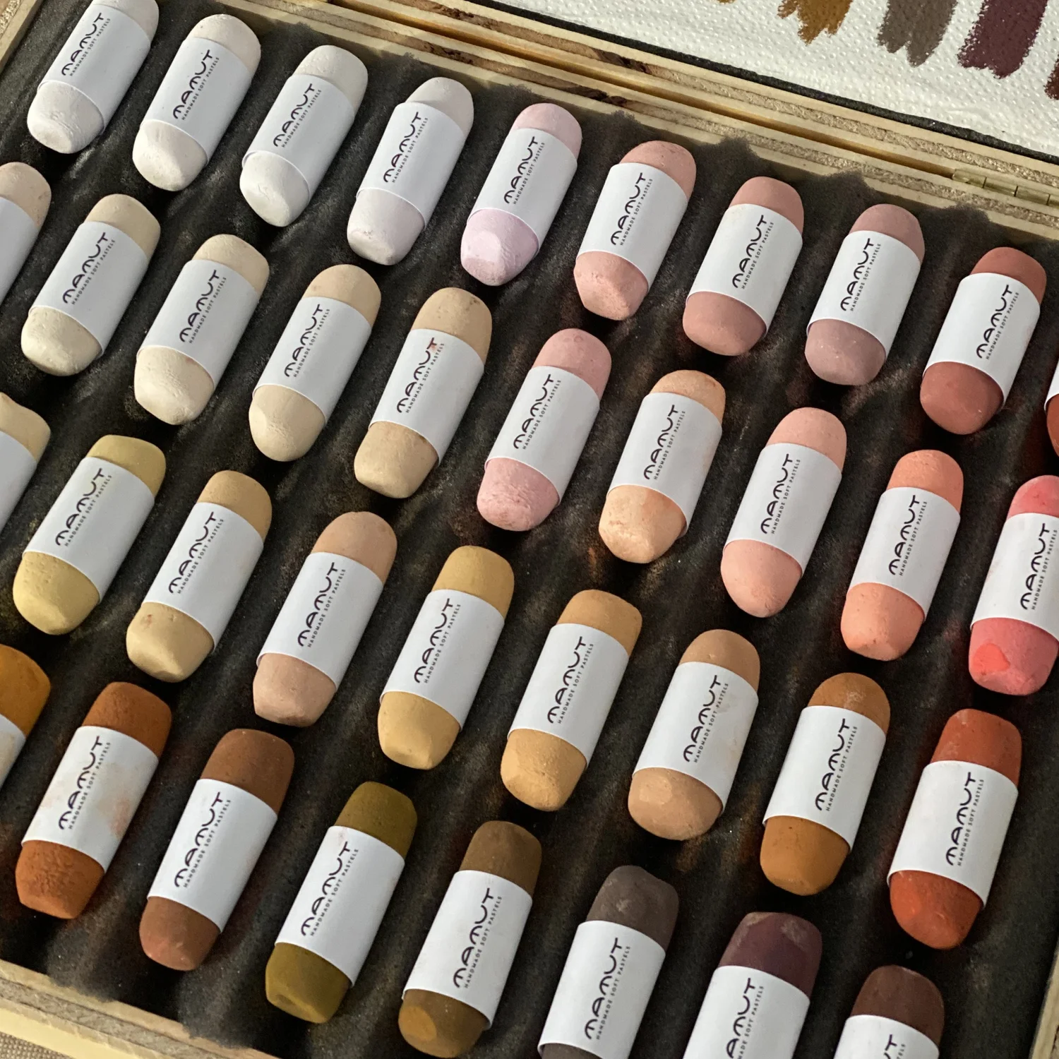 Mamut soft pastel sets, a selection of handmade soft pastels by Mamut ...