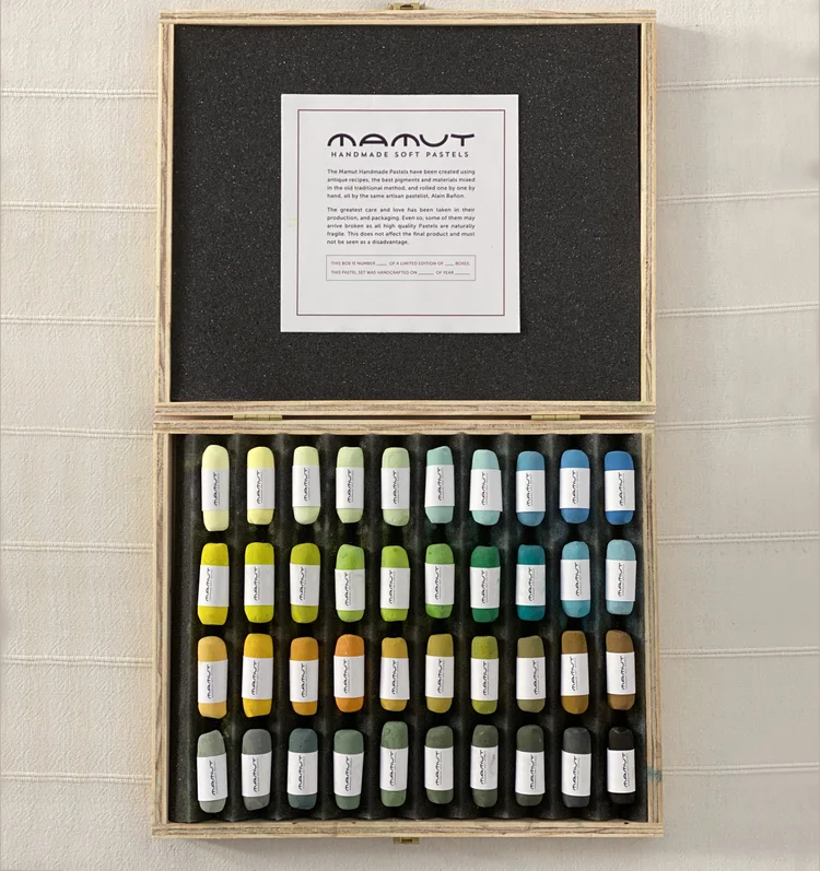 Mamut soft pastel sets, a selection of handmade soft pastels by Mamut ...
