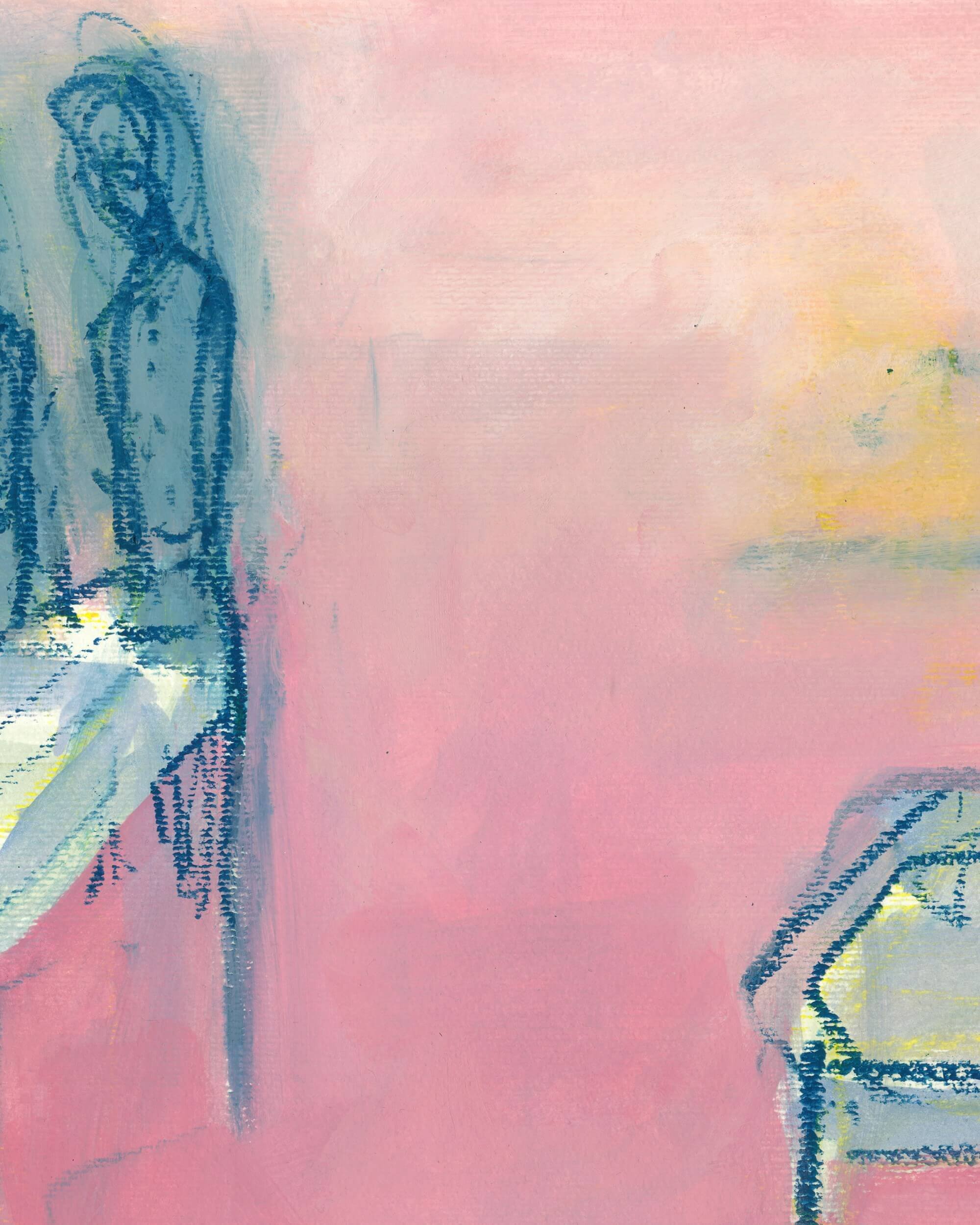 Pink Bed - Contemporary Fine Art Painting — JACKSON SWABY