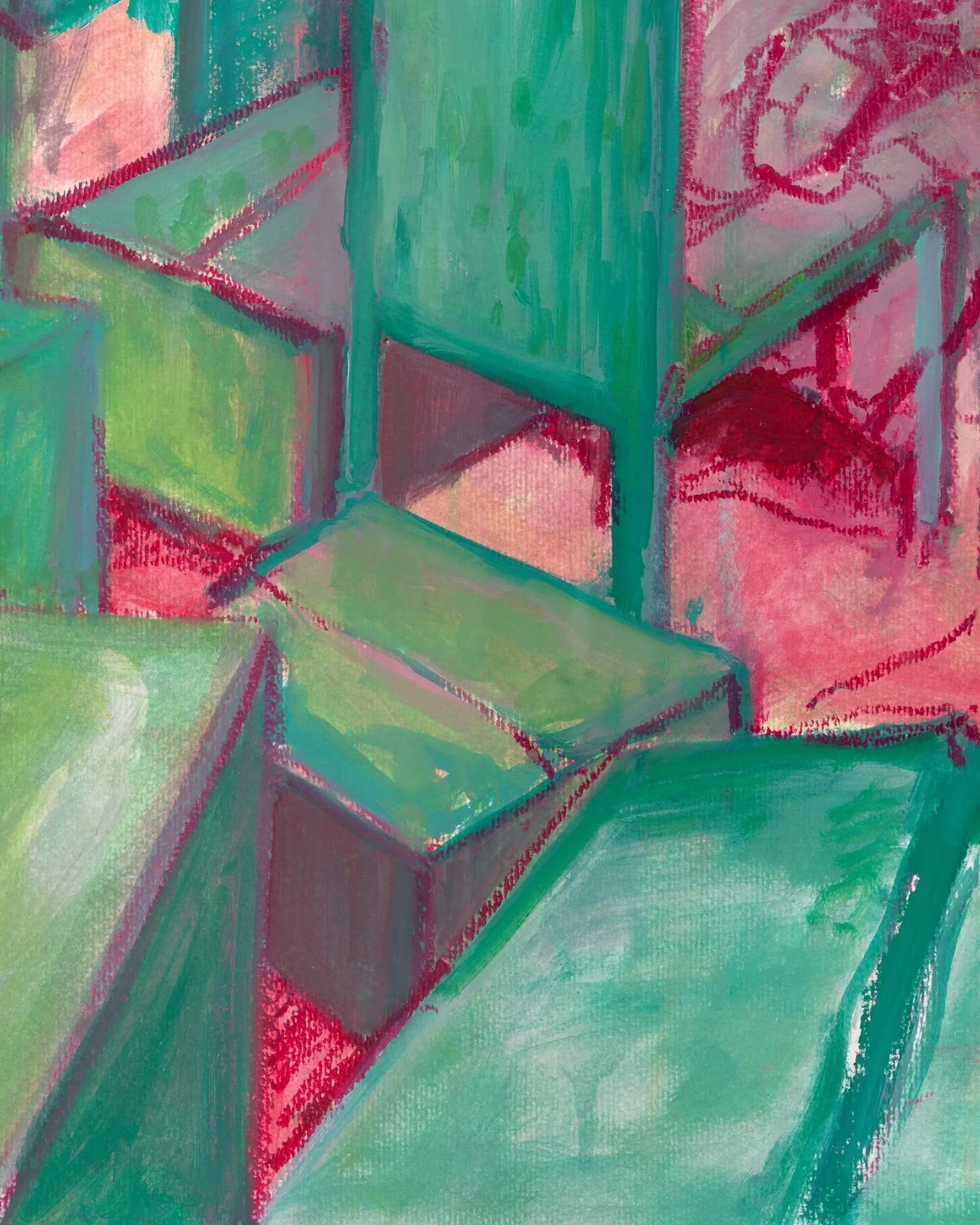 Crammed In by Boxes - Contemporary Surrealism — JACKSON SWABY