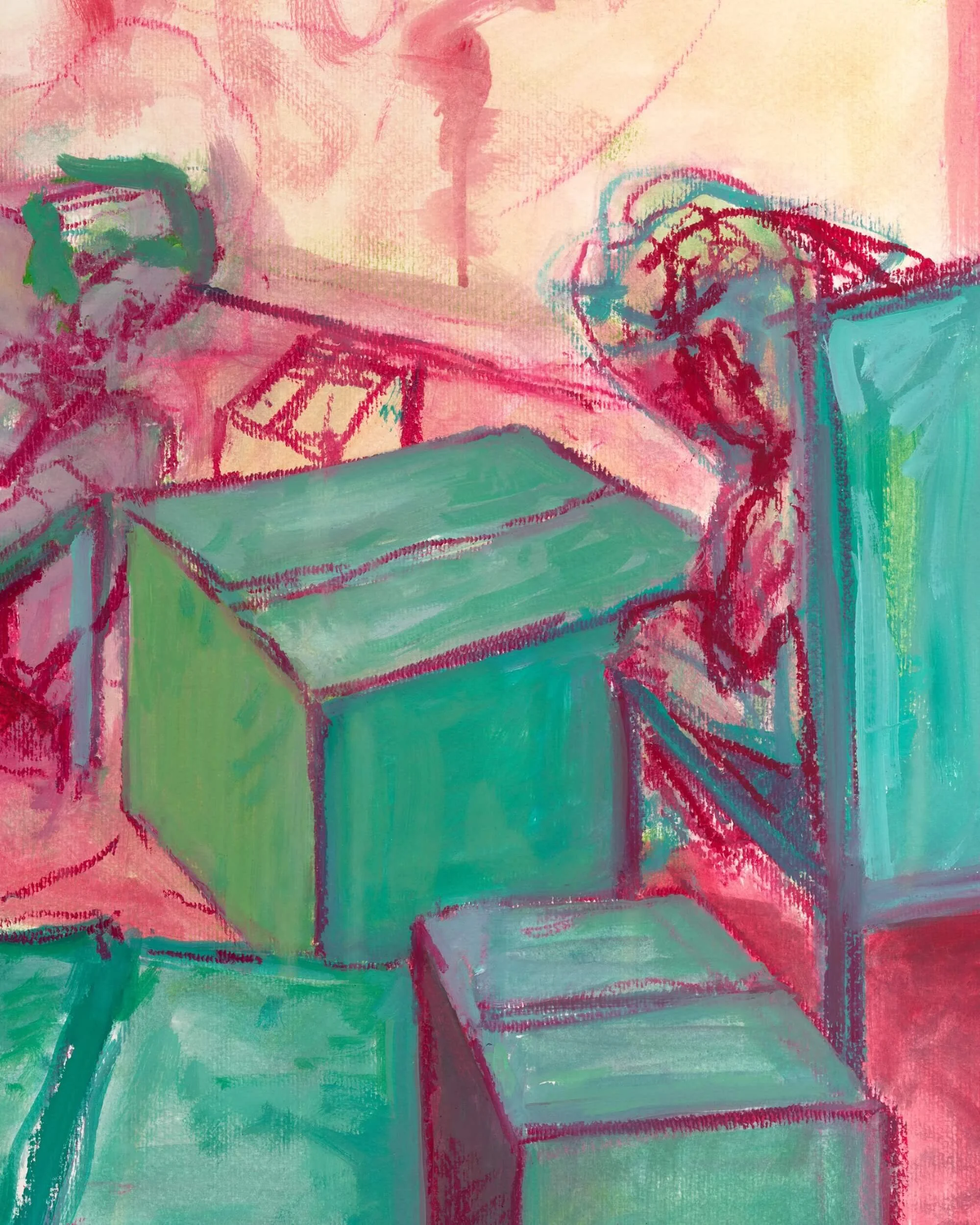 Crammed In by Boxes - Contemporary Surrealism — JACKSON SWABY