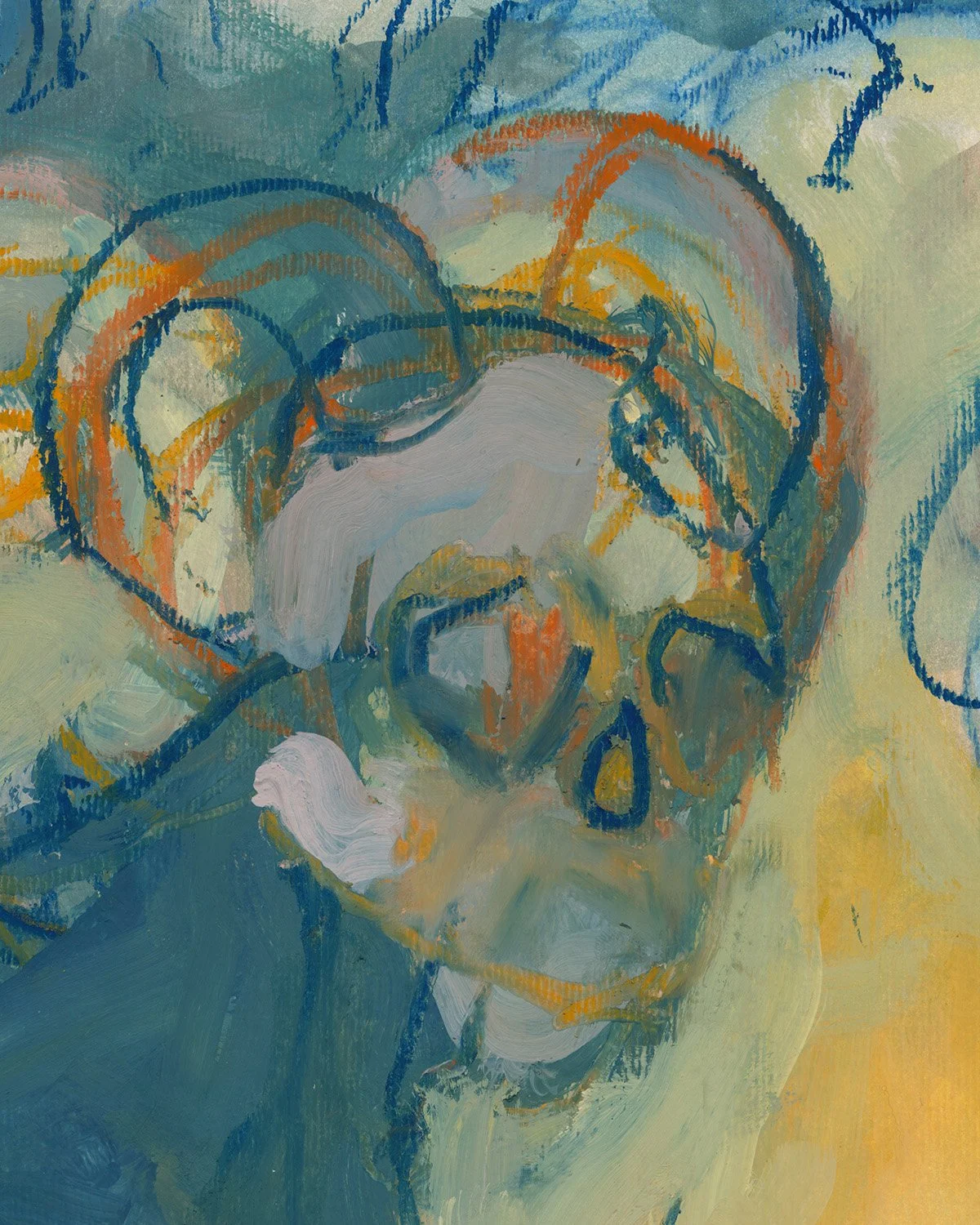 The Ram With a Human Skull - Contemporary Surrealism — JACKSON SWABY