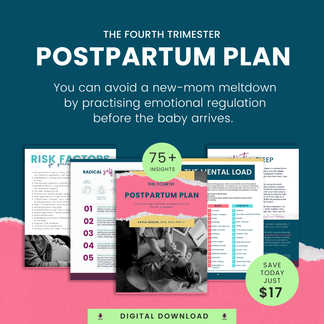 The Postpartum Plan for Pregnant Moms | Kayla Huszar — Kayla Huszar ...