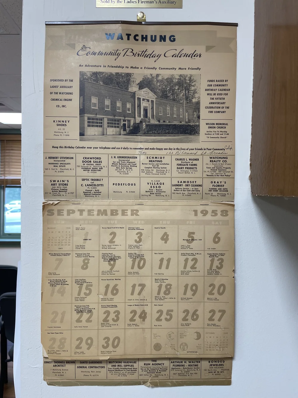 General 2 — Watchung History