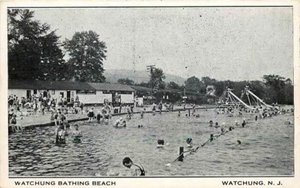 Swim club at Watchung Lake — Watchung History