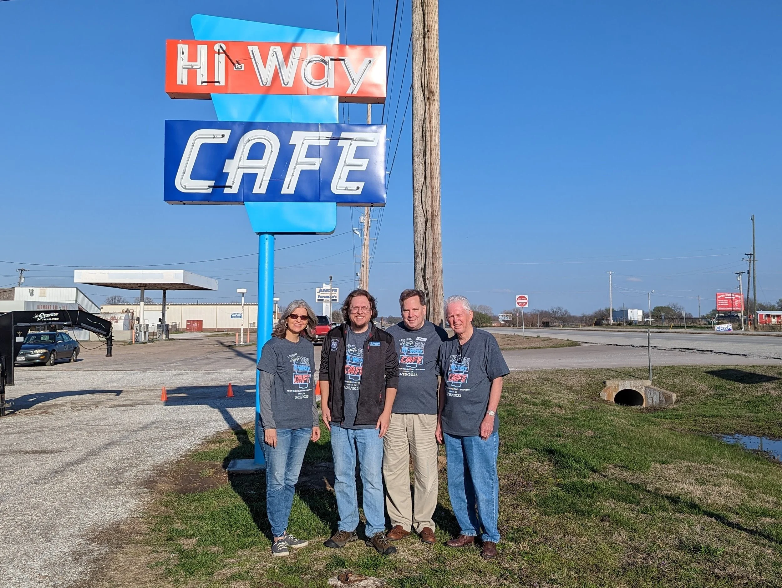 Restoring the Hi-Way Cafe Neon Sign — Oklahoma Route 66 Association