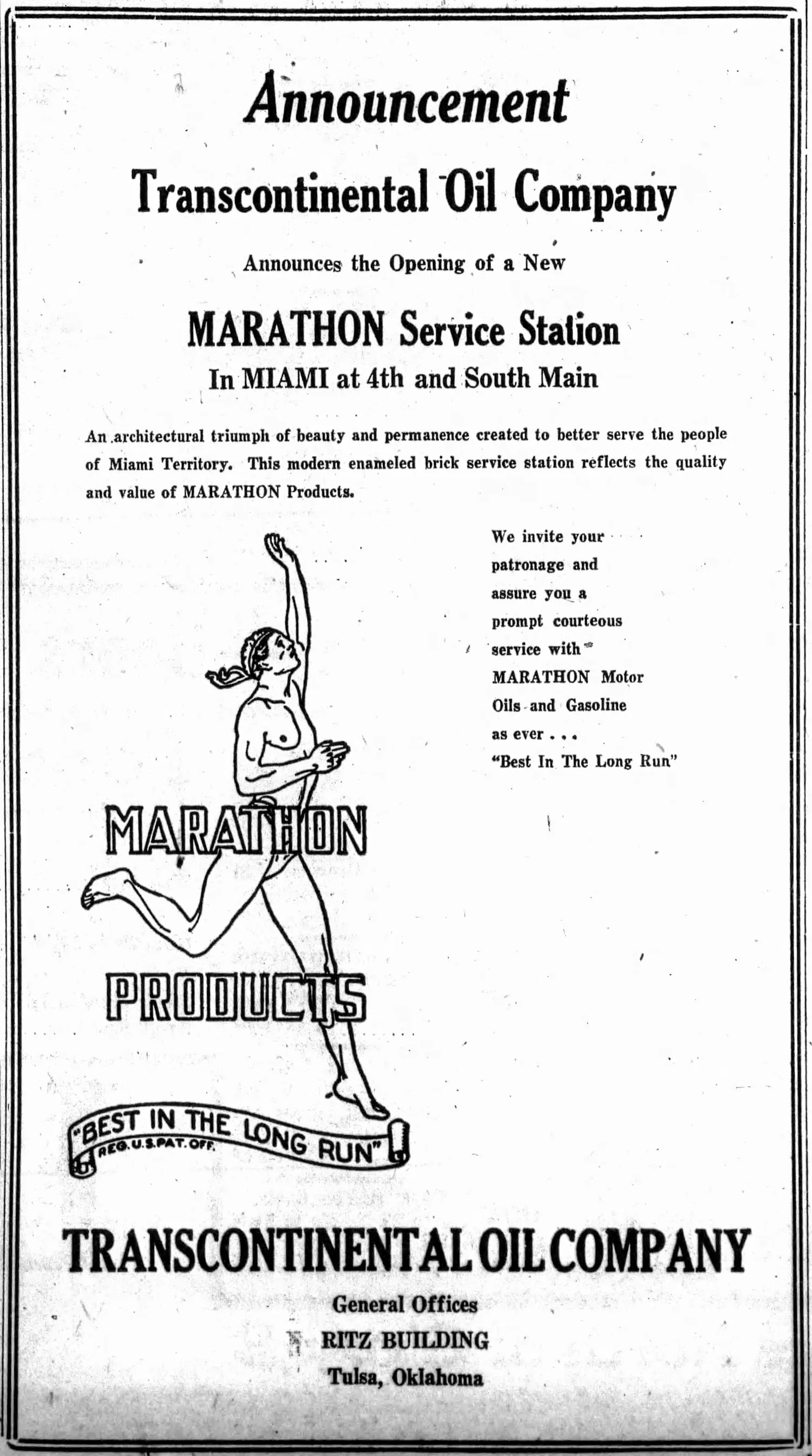 A Marathon Victory — Oklahoma Route 66 Association