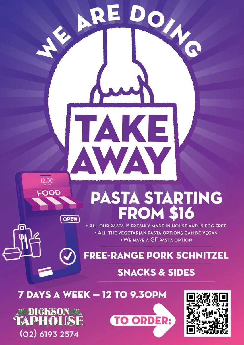 MENUS — Dickson Taphouse