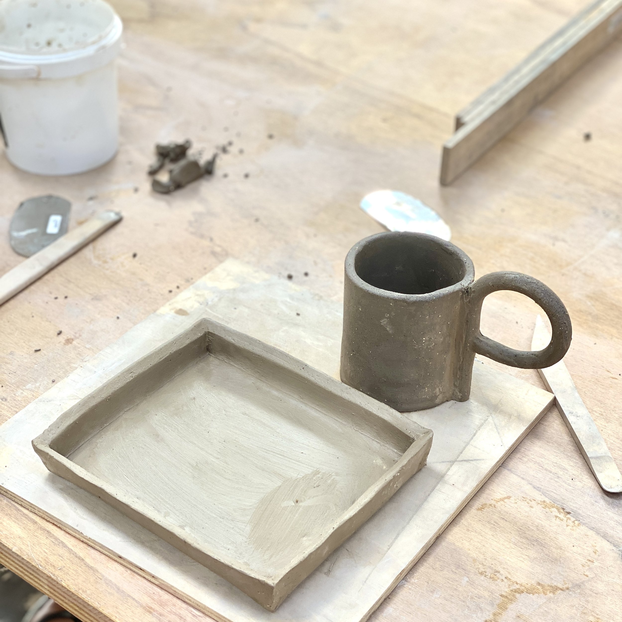 Hand Built Plate and Mug Set Workshop — Stoker Studio