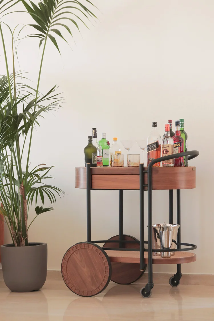 luxury mobile cart, bar cart, tea and coffee cart, furniture design ...