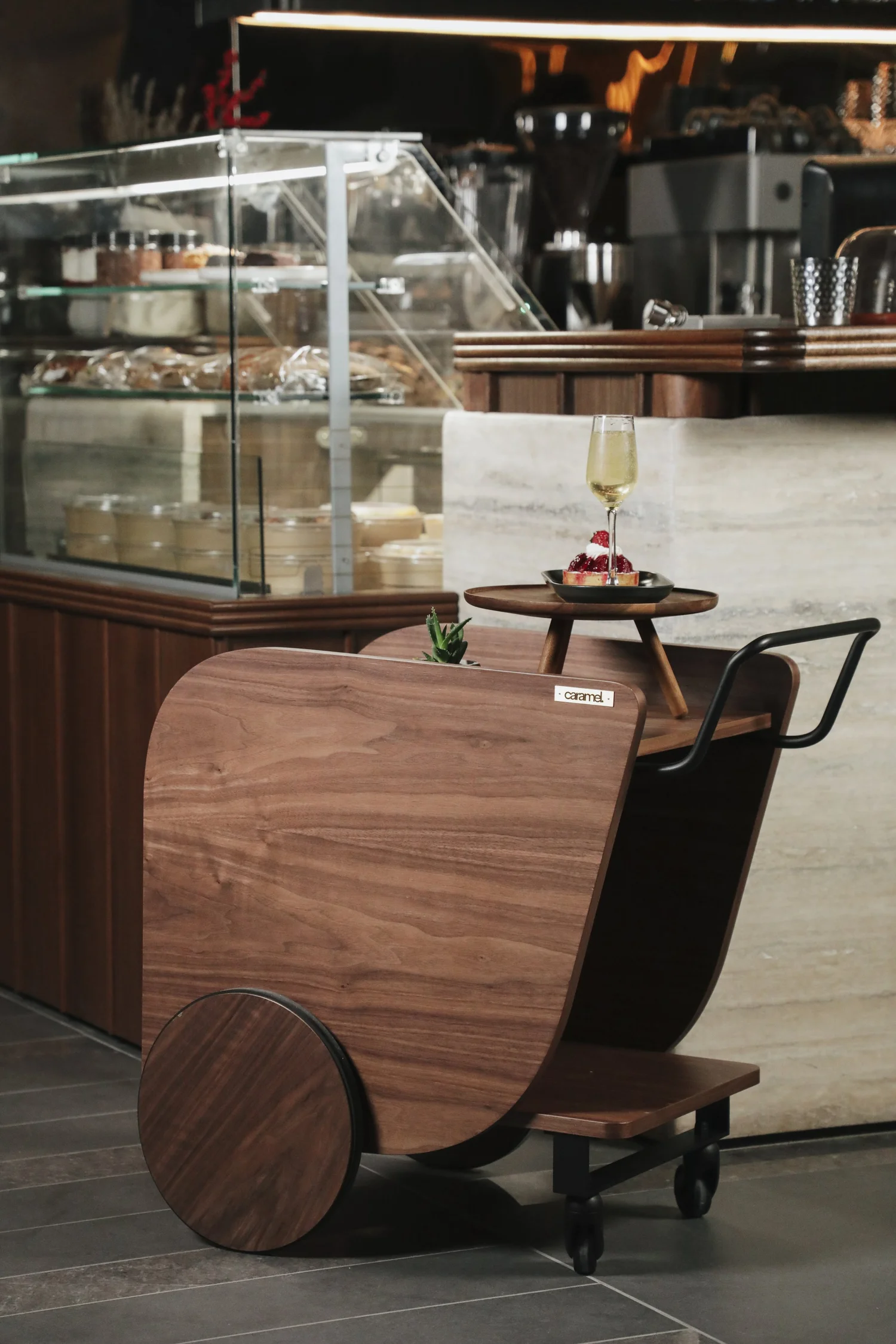 The "HOB" design cart — Studio Caramel - Furniture design and bar carts