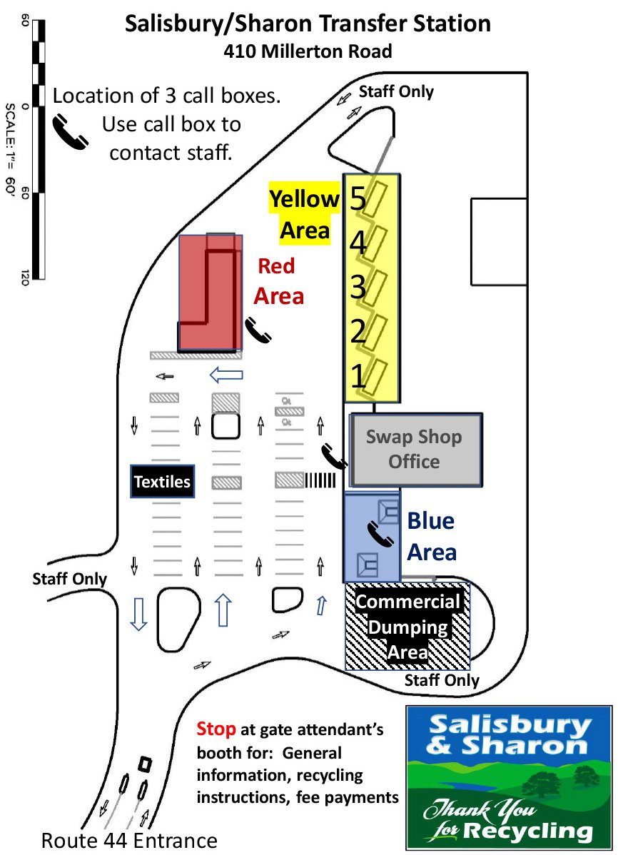 Site Map — Salisbury/Sharon Transfer Station