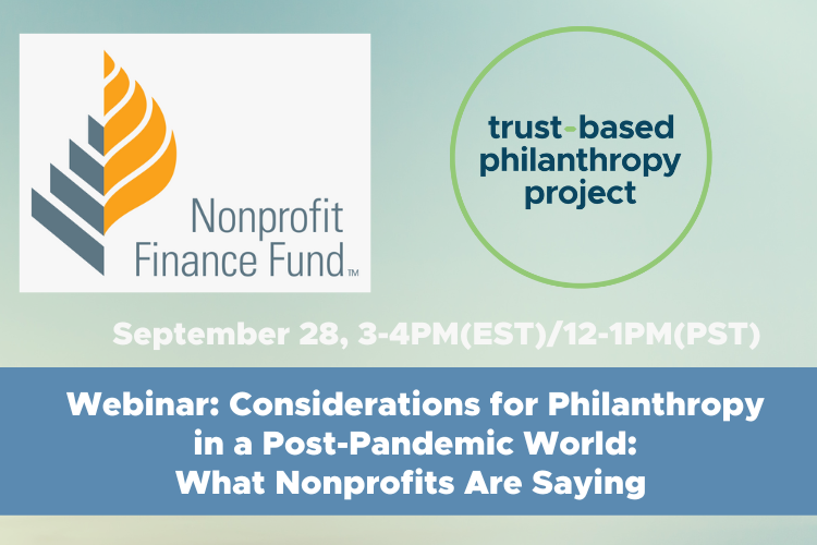 Trust-Based Philanthropy