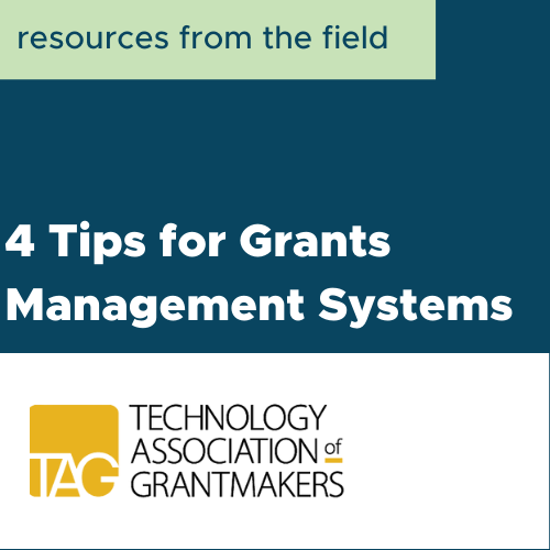 tools for trust-based philanthropy — Trust-Based Philanthropy