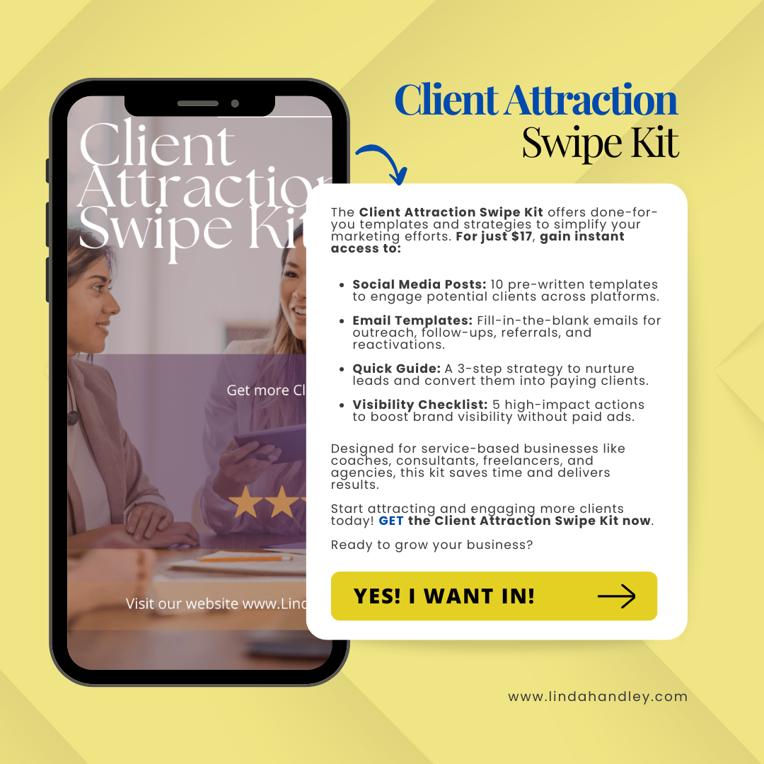 Client Attraction System: 3 Steps to Consistent Leads - Linda Handley