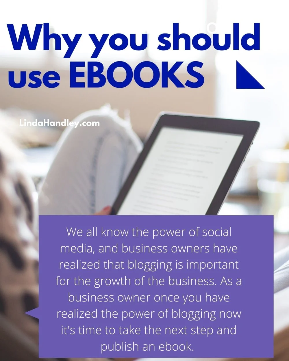 Why you should use E-books to Grow Your Business - Linda Handley