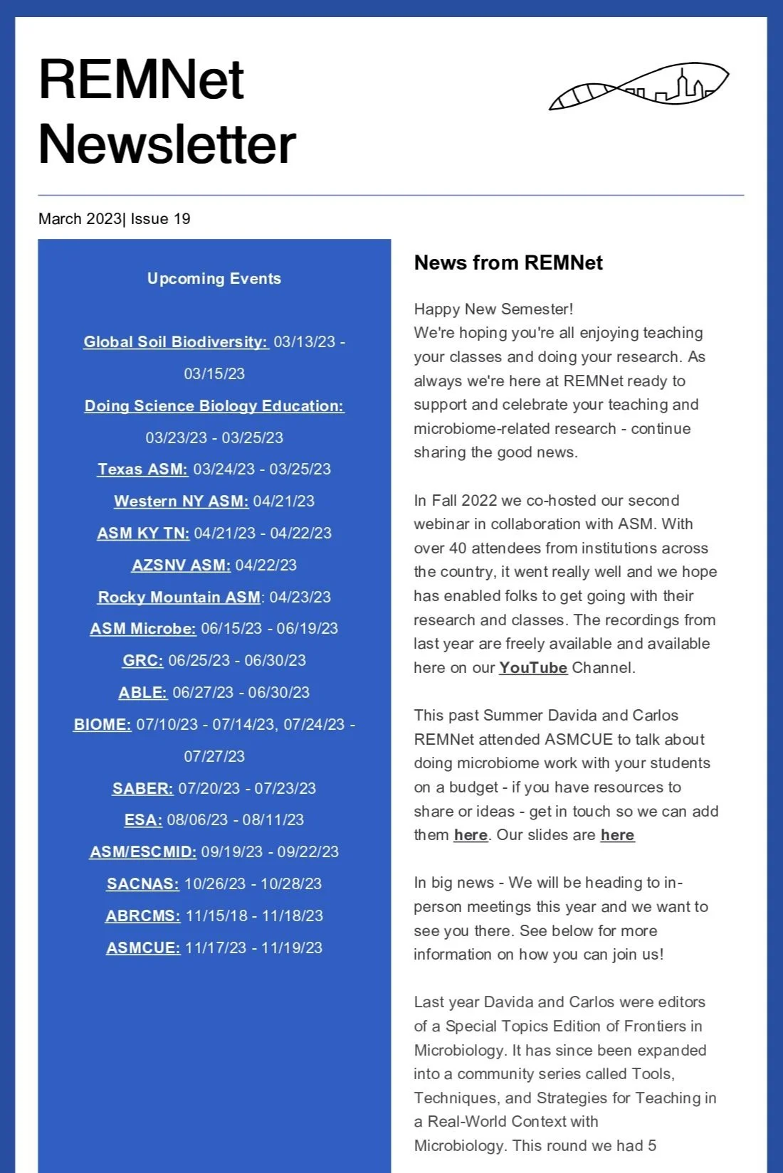 Newsletter — Microbiomes for All