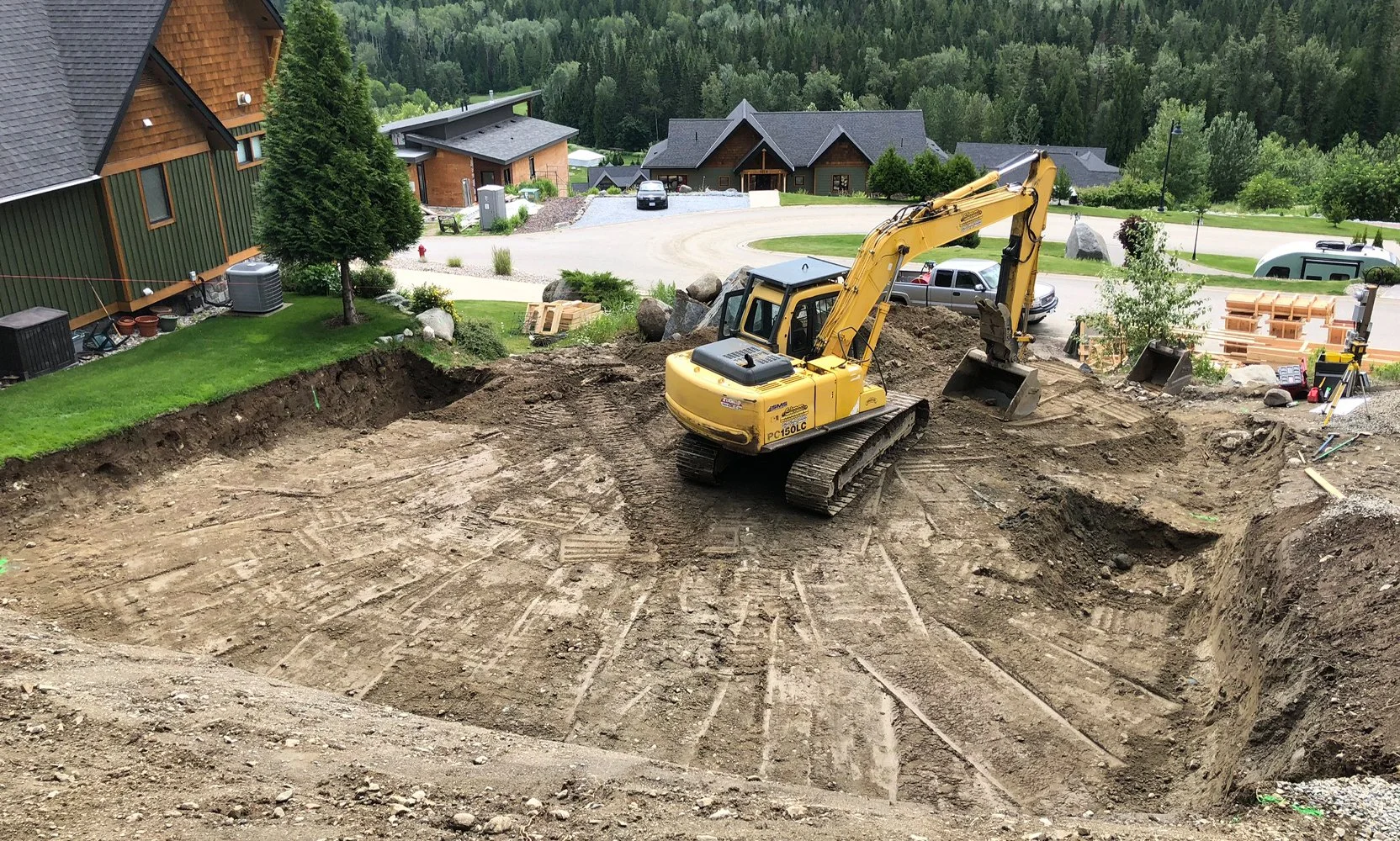 Silvertip Road: Redstone, Rossland — Menelaws Contracting Corp.