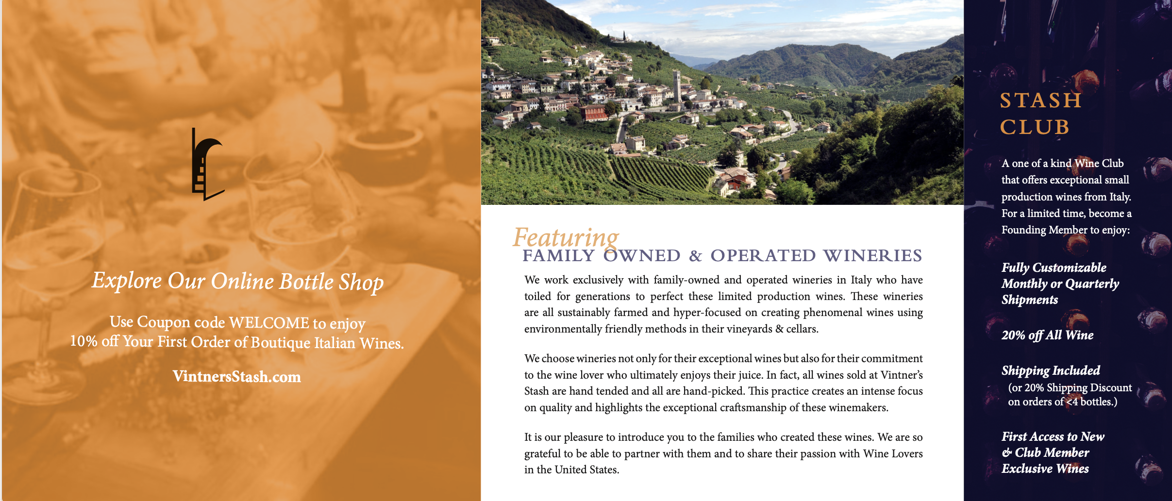 Vintner's Stash Brand Development — Chelsea McKenna Design